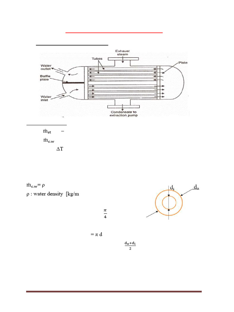 2 - Design of Steam Condenser & Feed Water Heaters | PDF | Heat ...