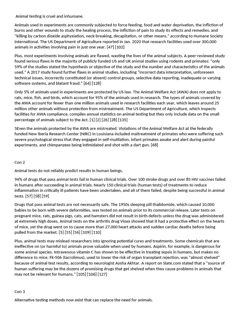 Animal Testing | PDF | Animal Testing | Skin