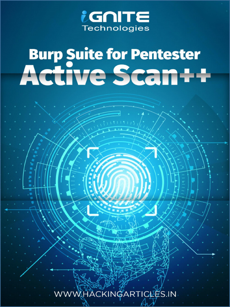 Burp Suite For Pentester Active Scan 1731928346 | PDF | Penetration ...