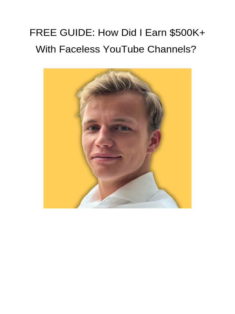 YouTube Guide | PDF | You Tube | Mindset