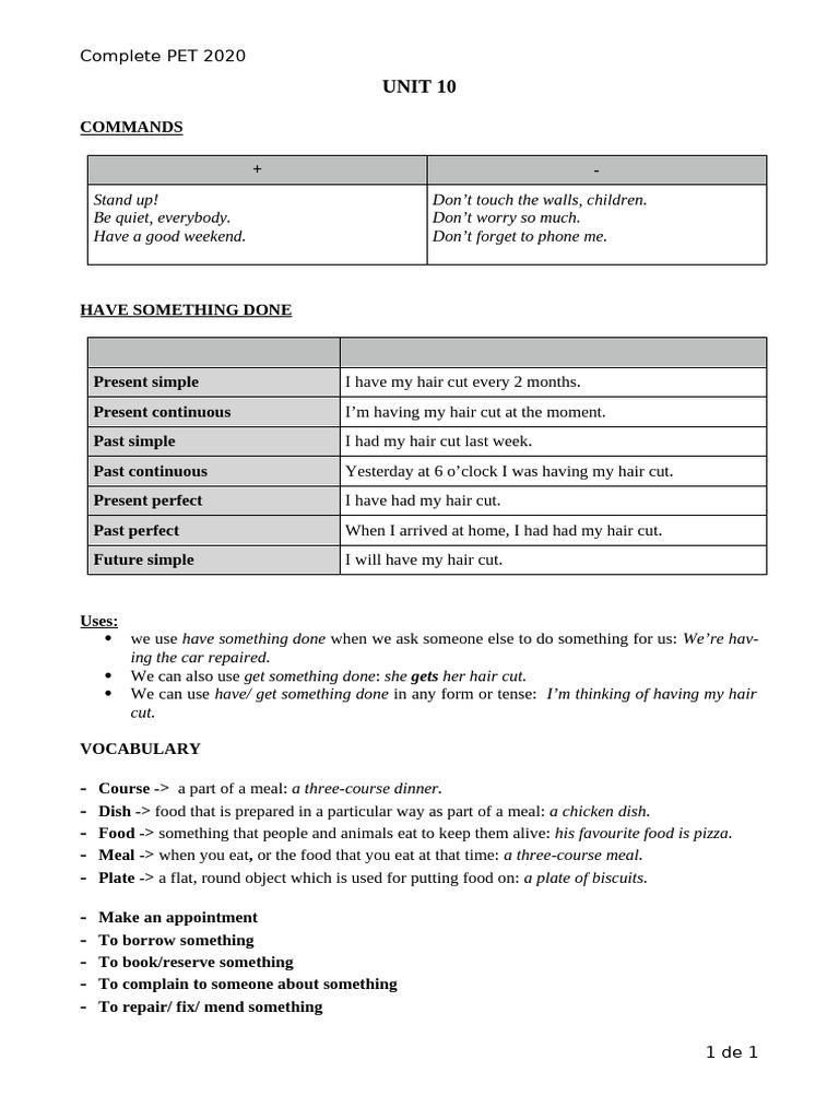 Unit 10 | PDF