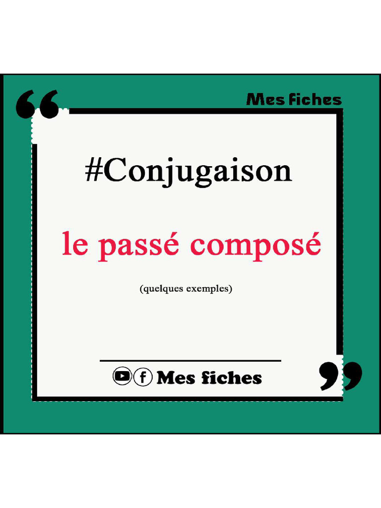 Passé Composé | PDF