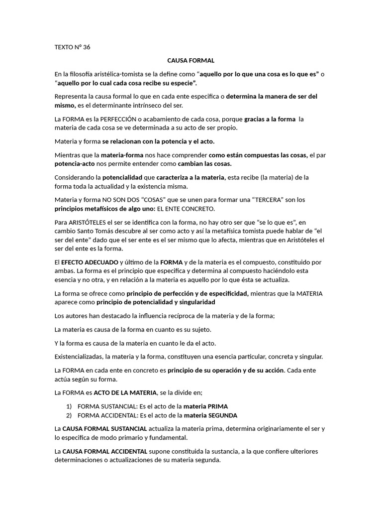 Causa Formal y Derecho en Filosofía | PDF | Justicia | Crimen y violencia