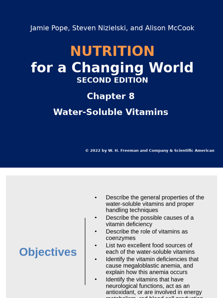 Chapter 8 and Spotlight D - Student | PDF | Vitamin B12 | Dietary ...