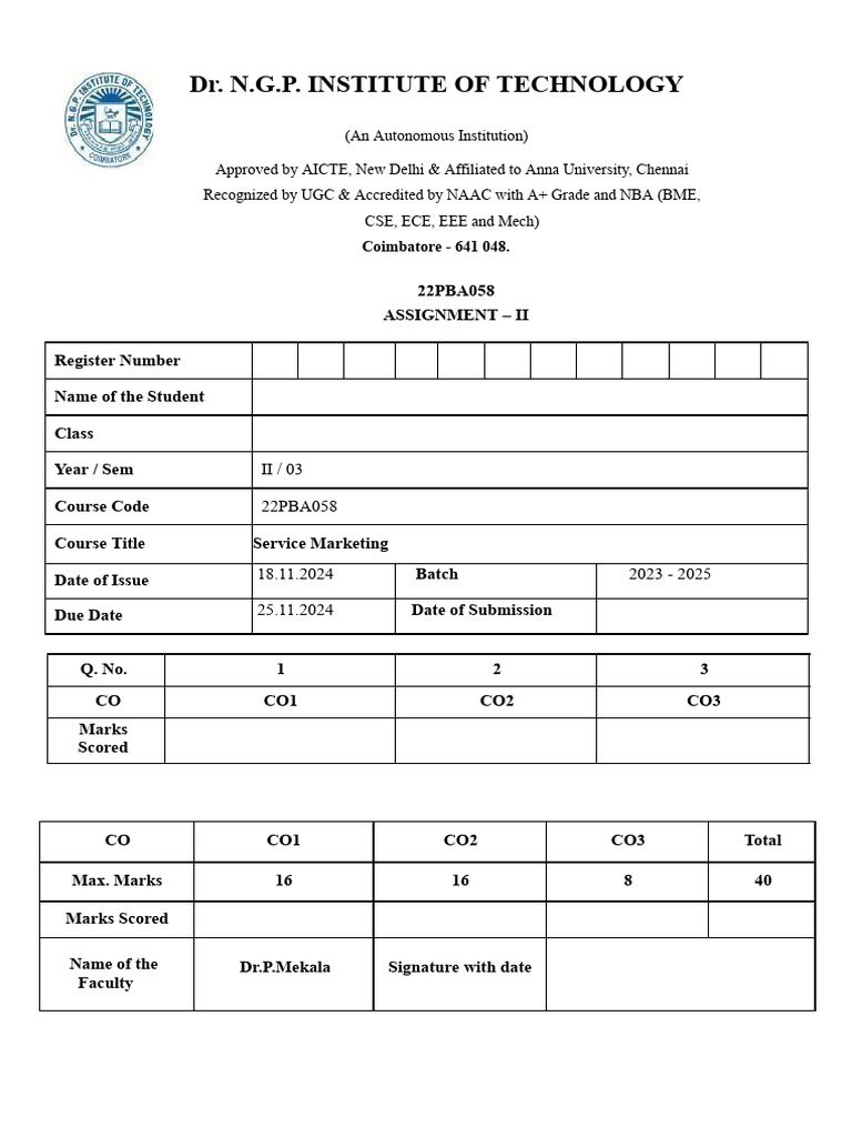SM 2 - Assignment | PDF | Business