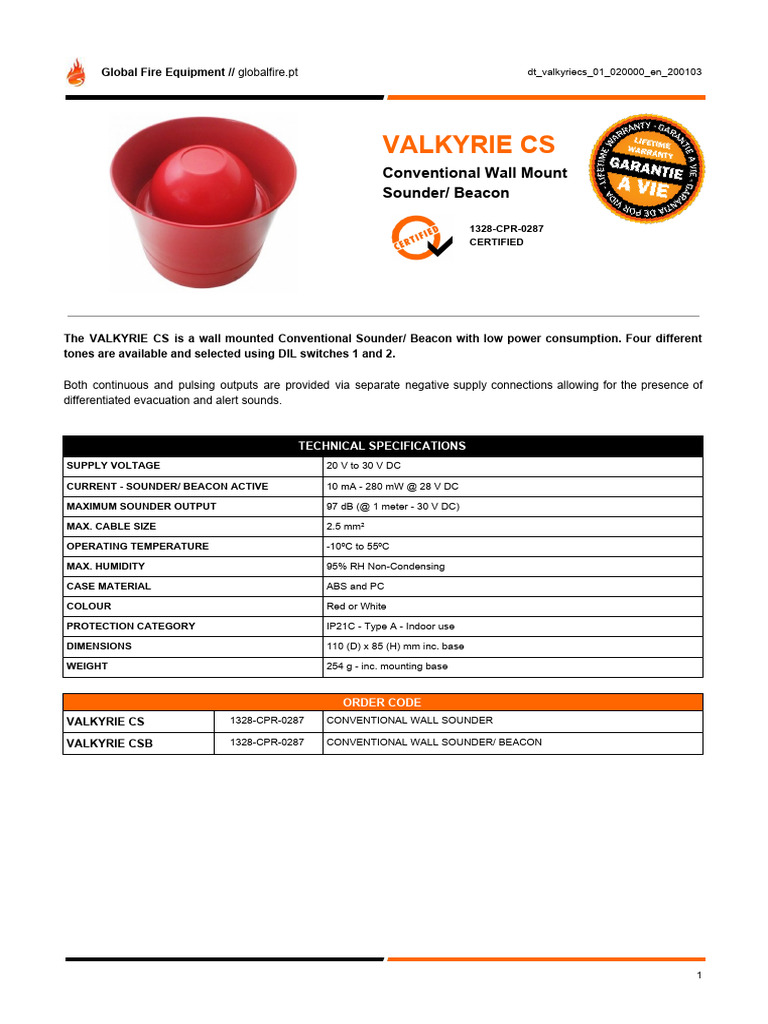 Valkyrie Cs Red 1 | PDF