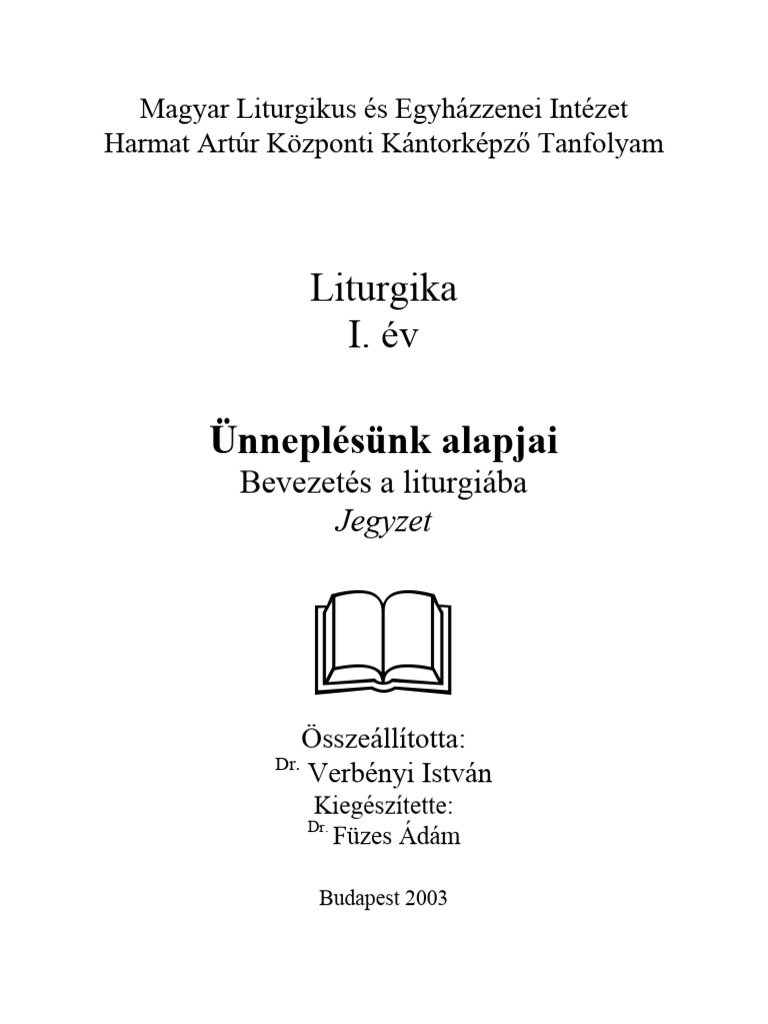 Liturgia 1.evfolyam | PDF