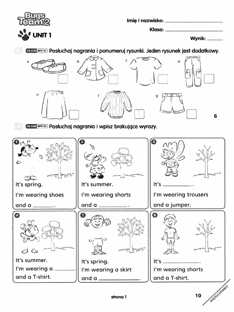 Bugs Team 2 Unit 1 | PDF