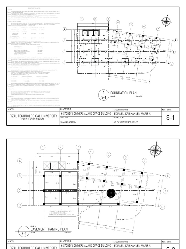 Revised Structural Plans | PDF | Structural Engineering | Building Engineering