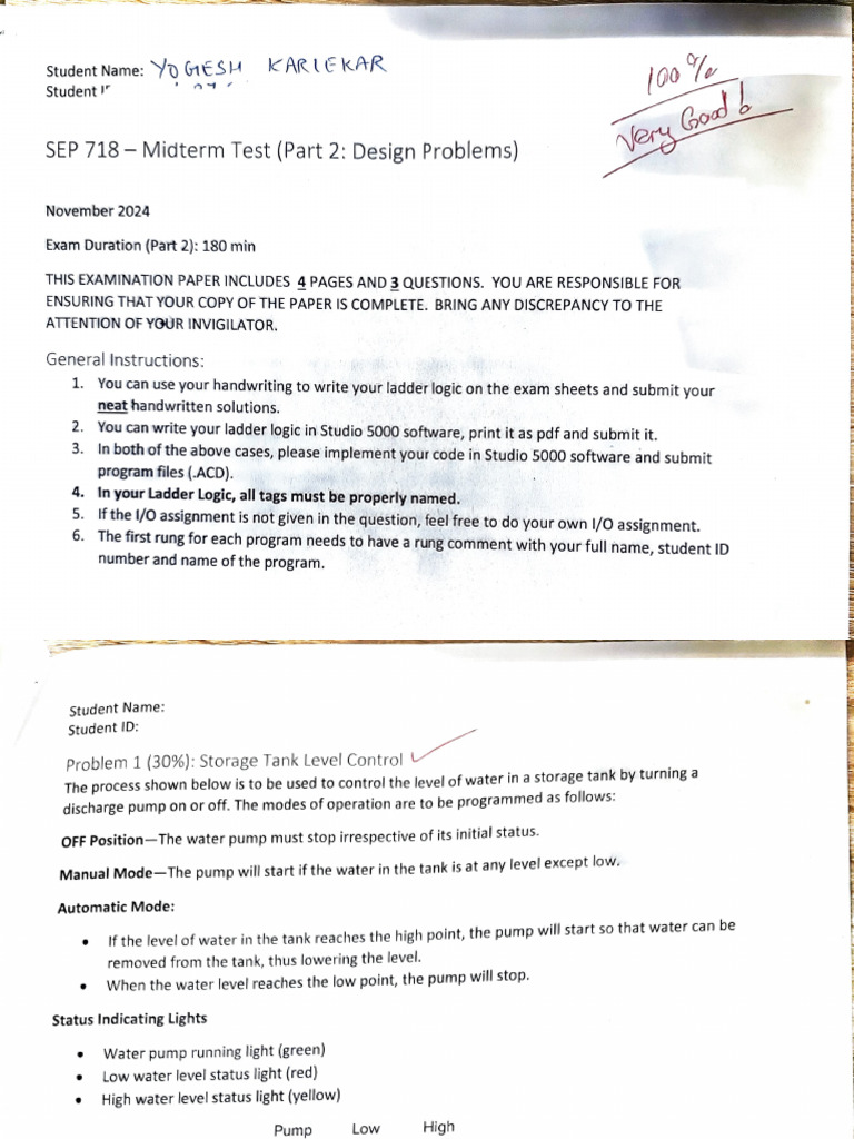 PLC Design Problems | PDF | Manufactured Goods