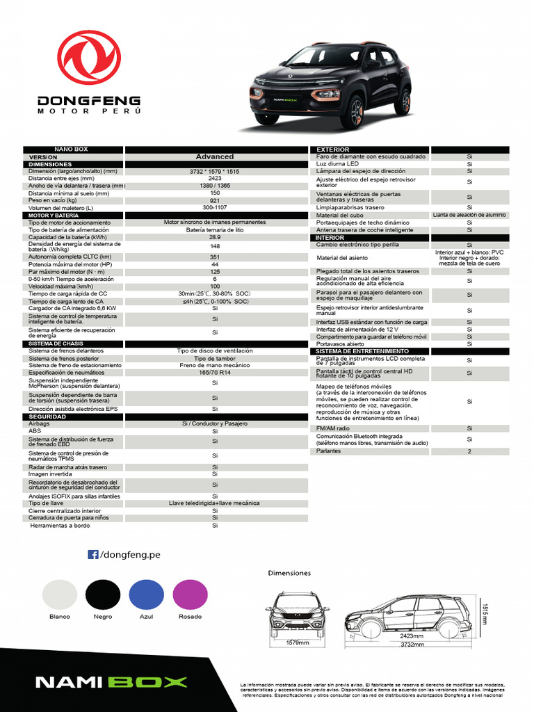 Ficha-Nami Box | PDF | Vehículos | Vehículos terrestres