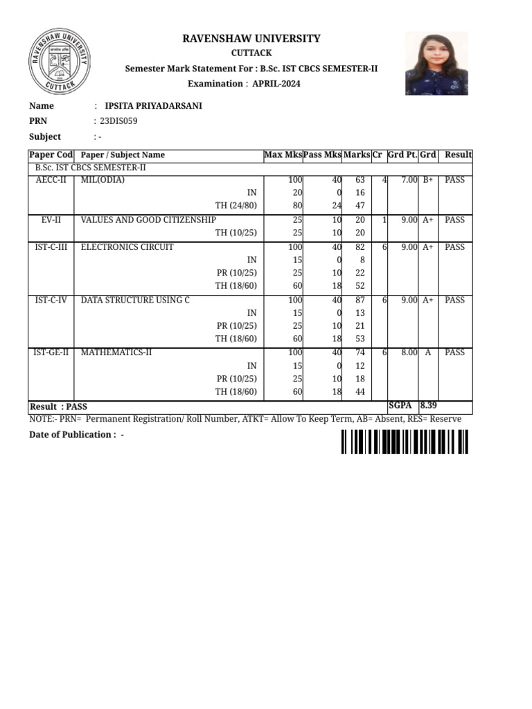 2nd Semester Result | PDF