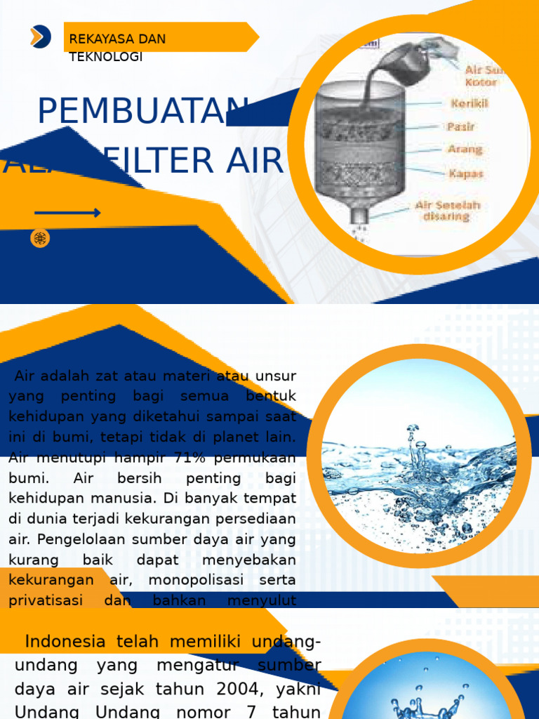 PPT P5 - Pembuatan Alat Filter Air | PDF