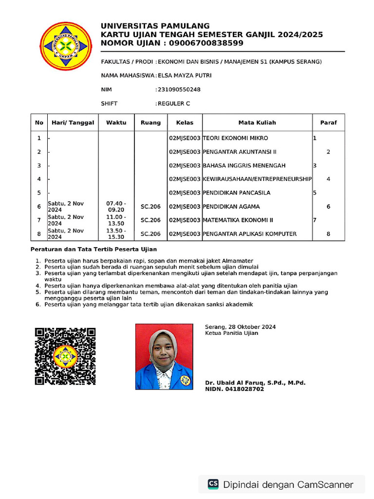 UTS Pengantar Akuntansi - Elsa Mayza Putri | PDF