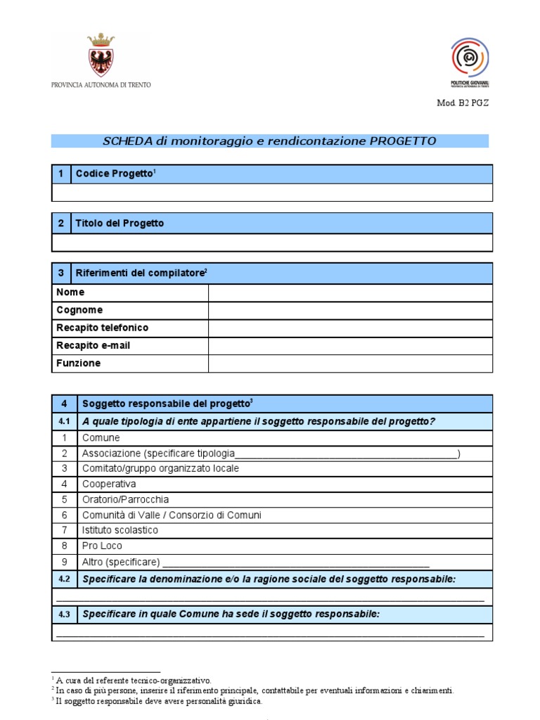 B2 PGZ SCHEDA Monitoraggio e Rendicontazione Progetto.1287384784
