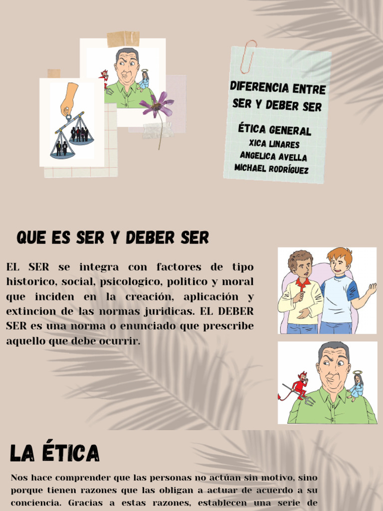 Diferencia Entre Ser y Deber Ser | PDF