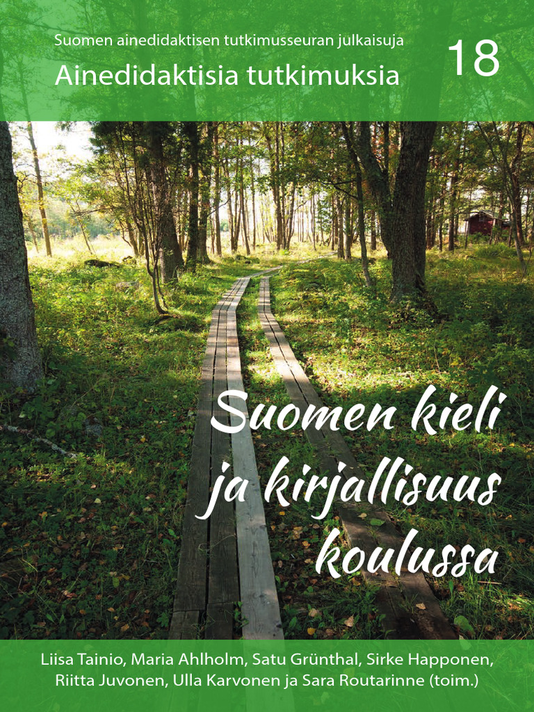 Suomen Kieli Ja Kirjallisuus Koulussa Ai | PDF