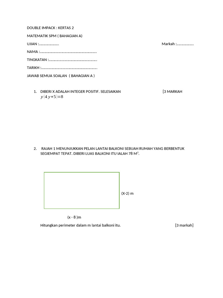 Double Impack SPM | PDF