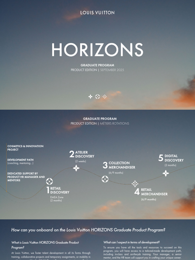 Louis Vuitton Horizons Graduate Program | PDF | Recruitment | Social ...