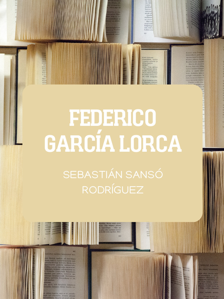 Federico Garcia Lorca | PDF | Federico García Lorca | Salvador Dalí