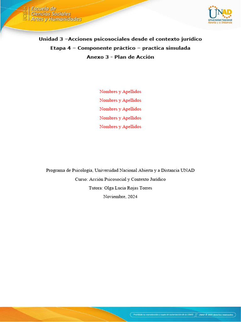Formato de Entrega Unidad 3 Etapa 4 | PDF | Comportamiento | Sicología