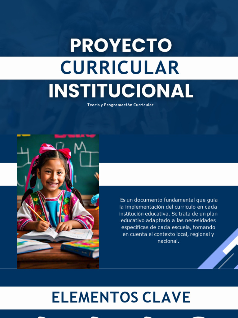 Proyecto Curricular Institucional PCI1 | PDF