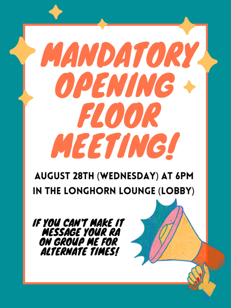 Opening Floor Meeting | PDF