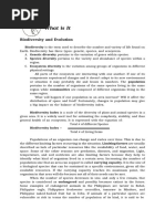 Science 9 Quarter 1 Module 4 Biodiversity | PDF | Biodiversity | Evolution