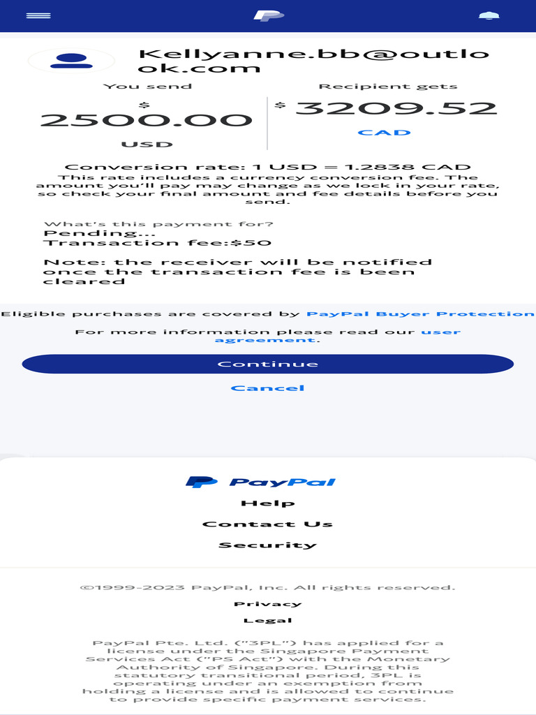 PayPal Make A Payment Preview 2 | PDF