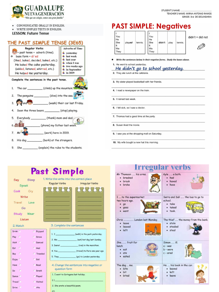 Future Tense English Lesson Plan | PDF