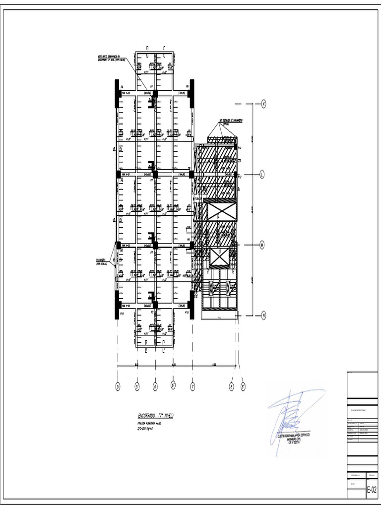 Plano Estructuras OF701 | PDF