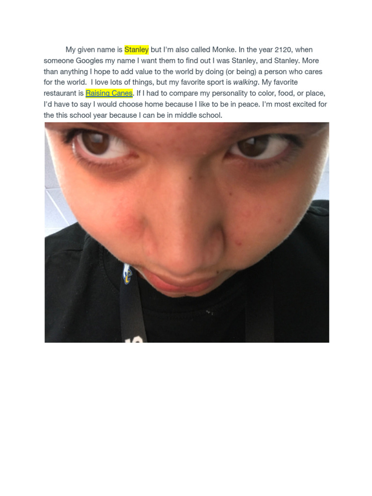 Last Name - Google Docs Basics PDF | PDF