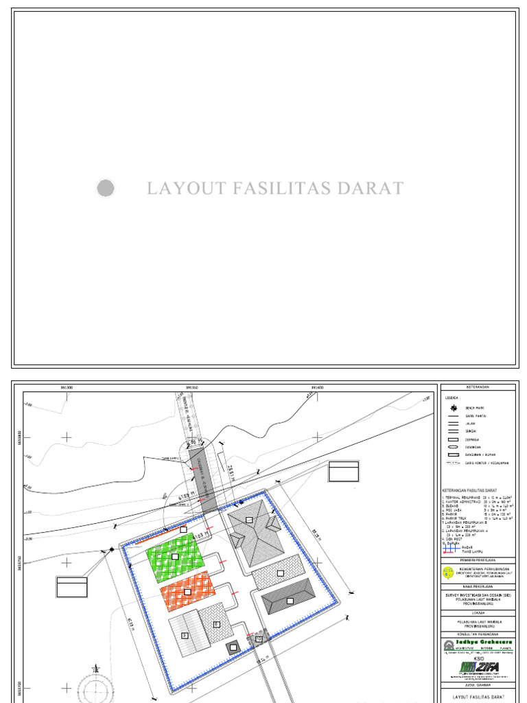 06a.layout Fasilitas Darat | PDF