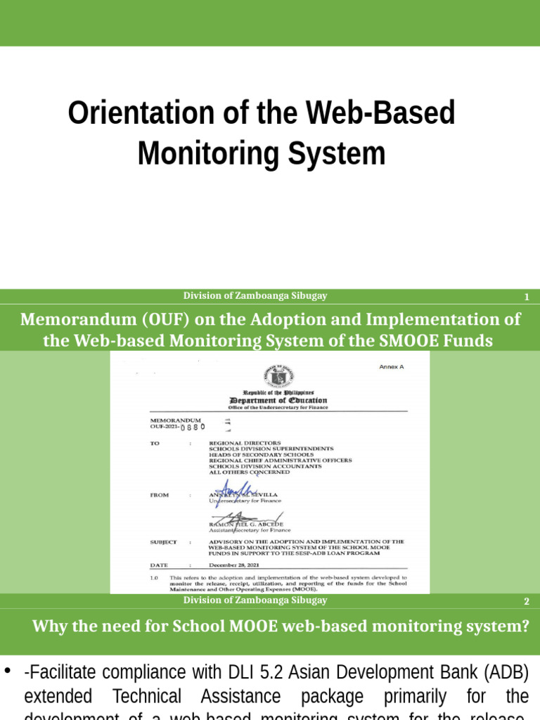MOOE Web Based System Guide 2.0 | PDF