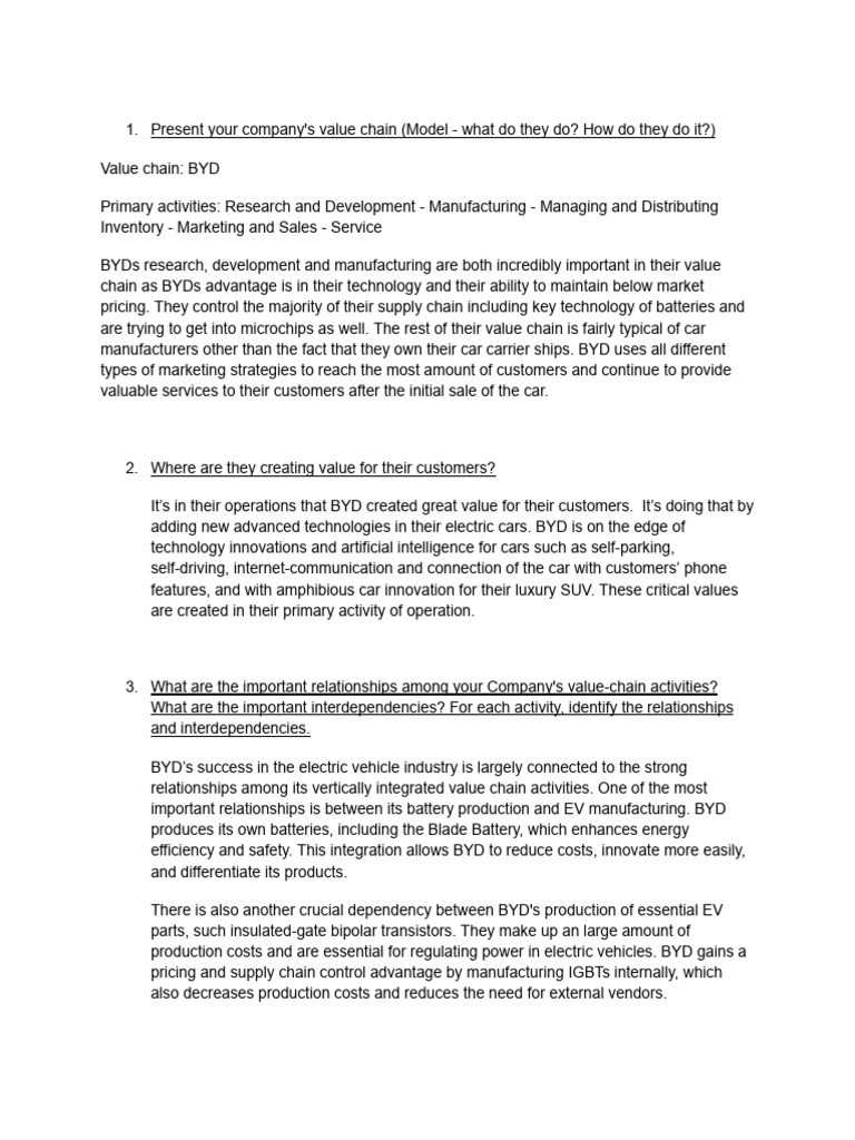 4.4 G4 Group Assignment | PDF | Electric Vehicle | Business
