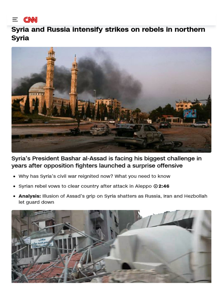 CNN 1 | PDF | Syria | Bashar Al Assad