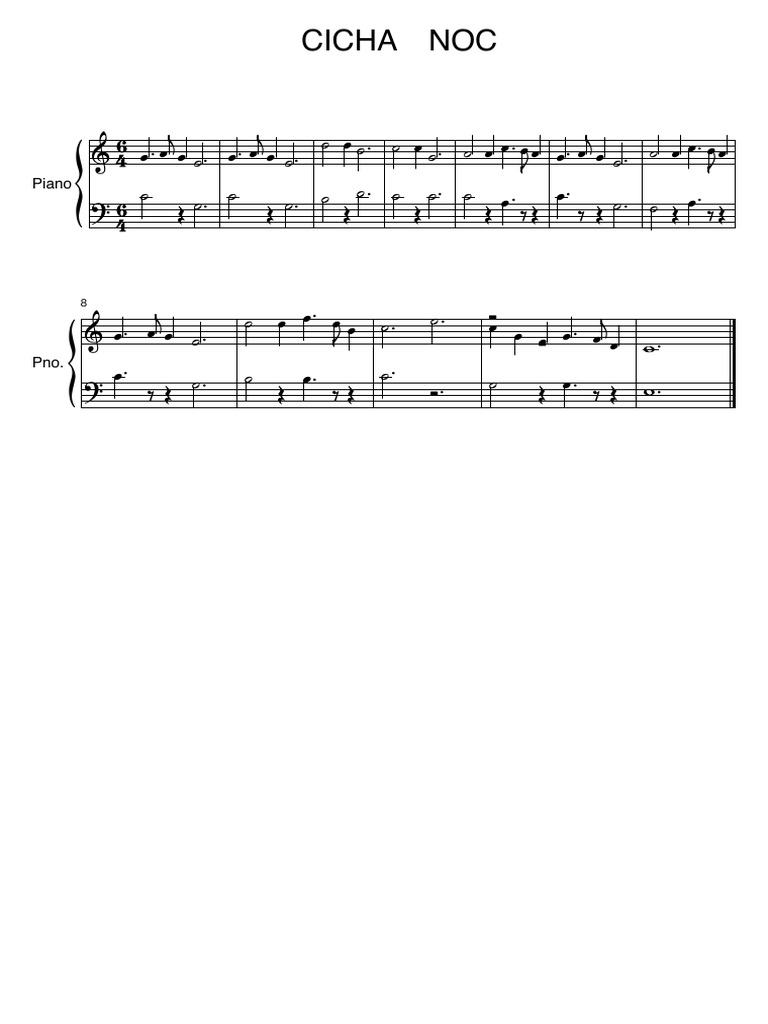 Cicha Noc | PDF