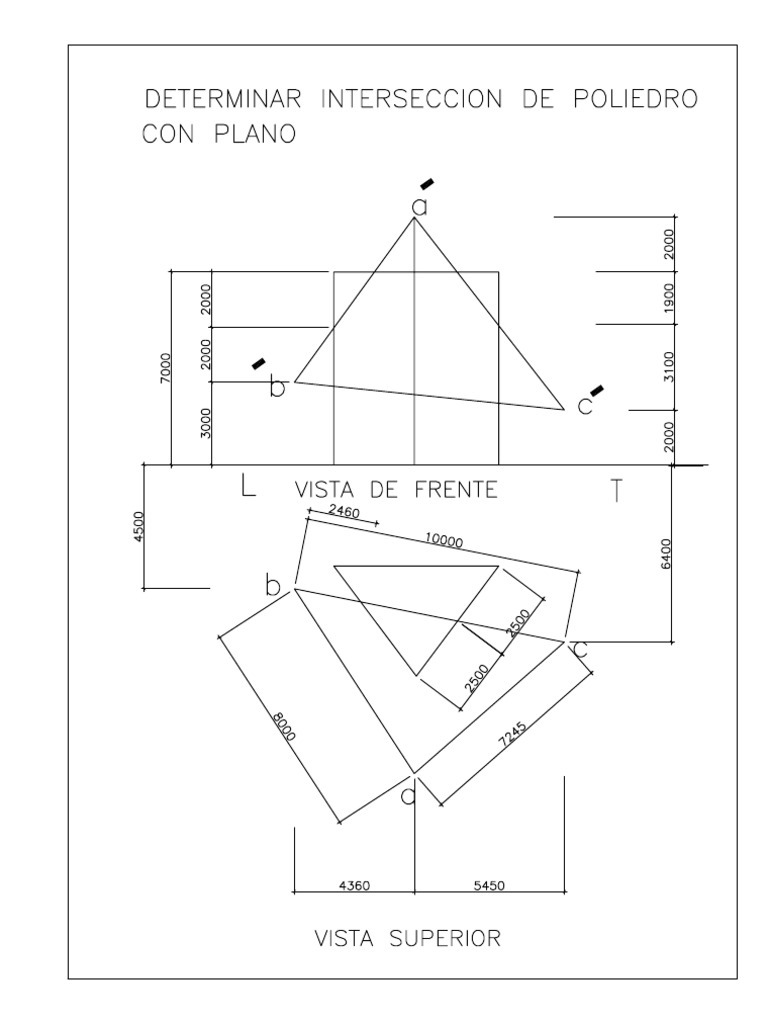 Interseccion Plano - Poliedro 1 | PDF