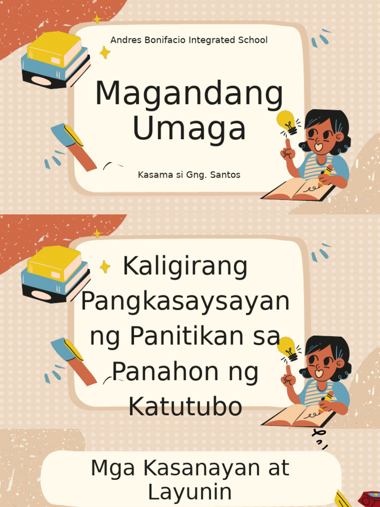 Week 1 - Unang Araw | PDF