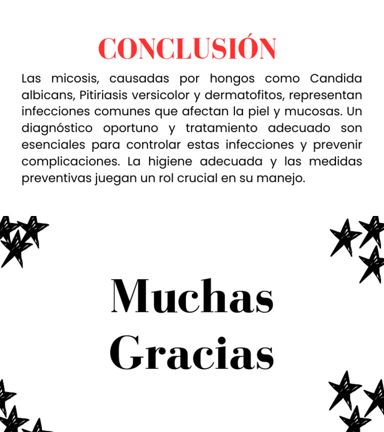 PPT. Micosis Candida Albicans, Pitiriasis Versicolor y Dermatofitos | PDF