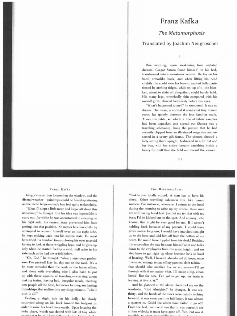 Kafka - The Metamorphosis | PDF | The Metamorphosis