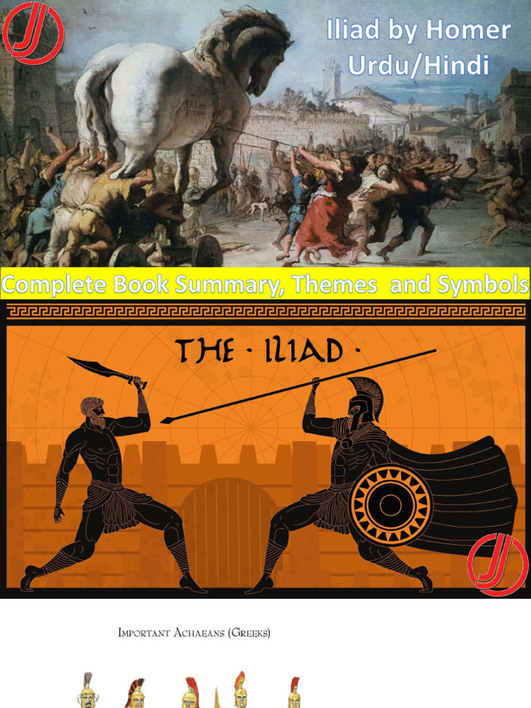 Iliad by Homer. Summary, Themes and Symbolism | PDF | Achilles | Hector