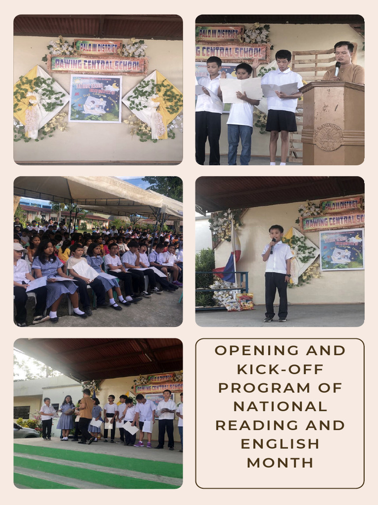 Opening and Kick-Off Program of National Reading and English Month | PDF