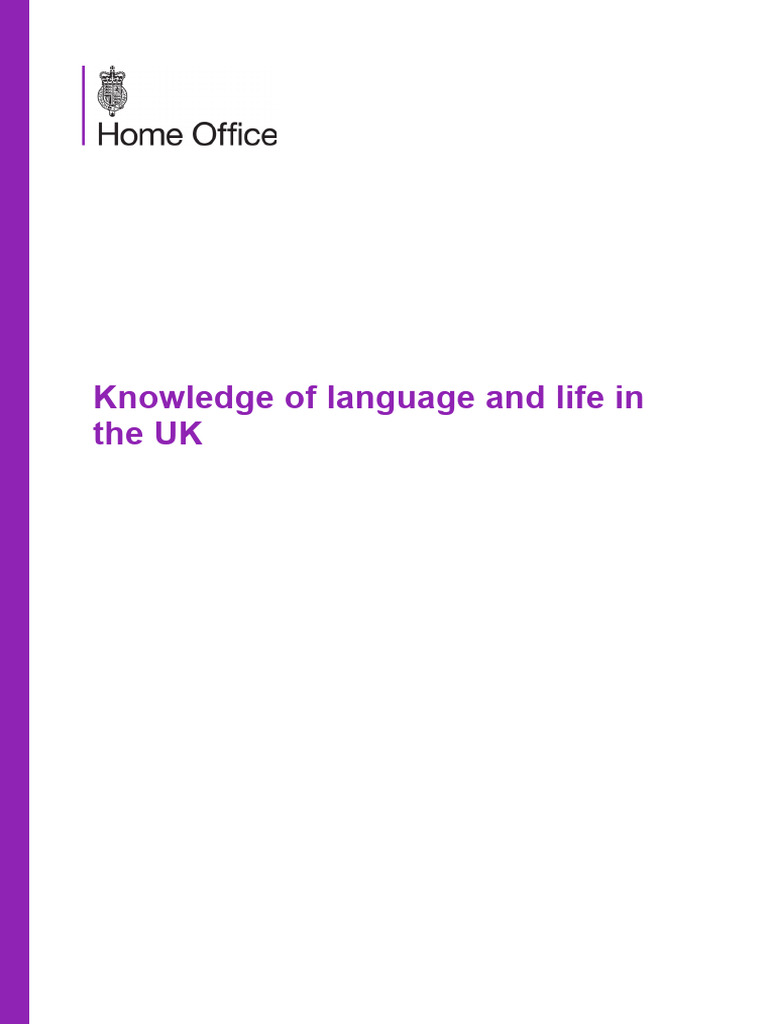 Language and Life Knowledge for ILR | PDF | Diploma | International Law