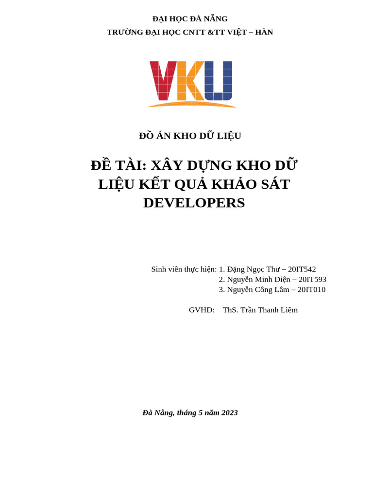 Báo Cáo Đ Án KDL NguyenMinhDien | PDF