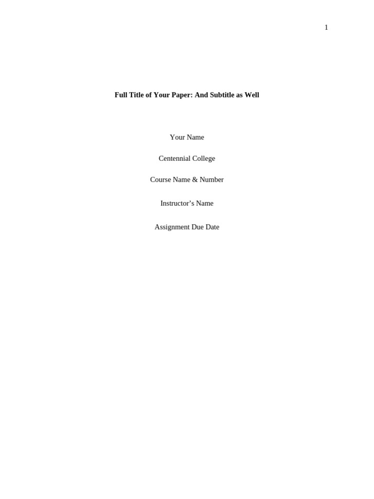 APA Formatted Paper Handout-APA 7e-1 | PDF | Cancer | Diseases And ...