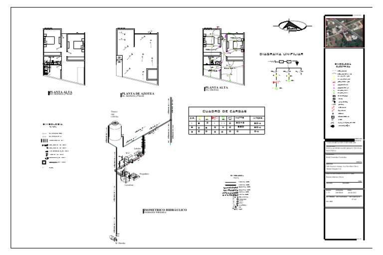 Planos Hidrosanitarios y Electricos-Model | PDF