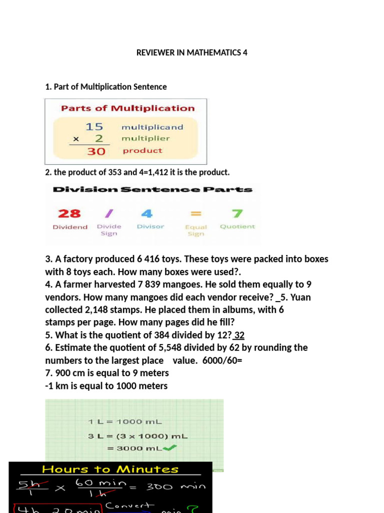 Reviewer in Mathematics 4 | PDF