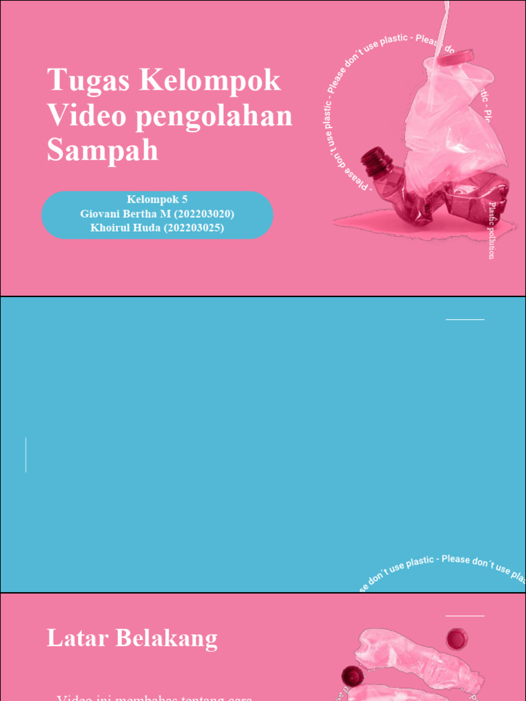 Kelompok 5 Tugas Video Pengolahan Sampah | PDF