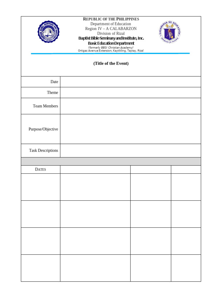 Team - Tasks and Objectives | PDF